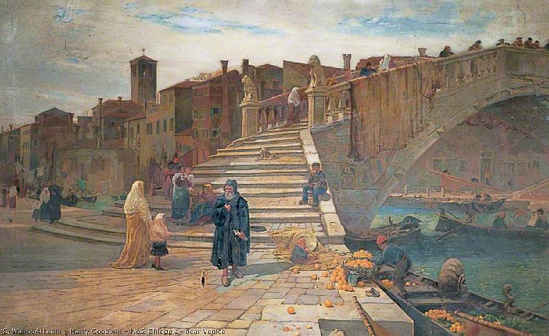 No.2 Chioggia, near Venice, 1886 by Harry Goodwin (1924-2013, United ...