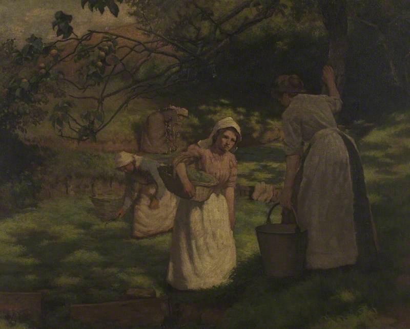 Buy Museum Art Reproductions Watercress Gatherers by Leonard Frank ...