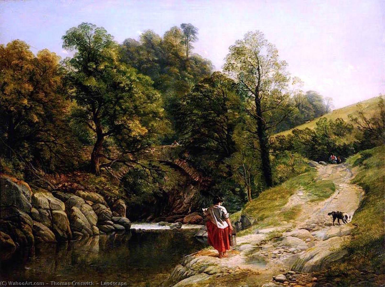 Get Art Reproductions Landscape by Thomas Creswick (1811-1869, United ...