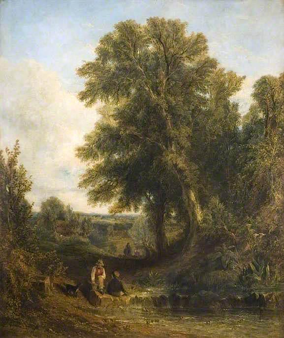 Buy Museum Art Reproductions English Landscape, 1829 by Thomas Creswick ...