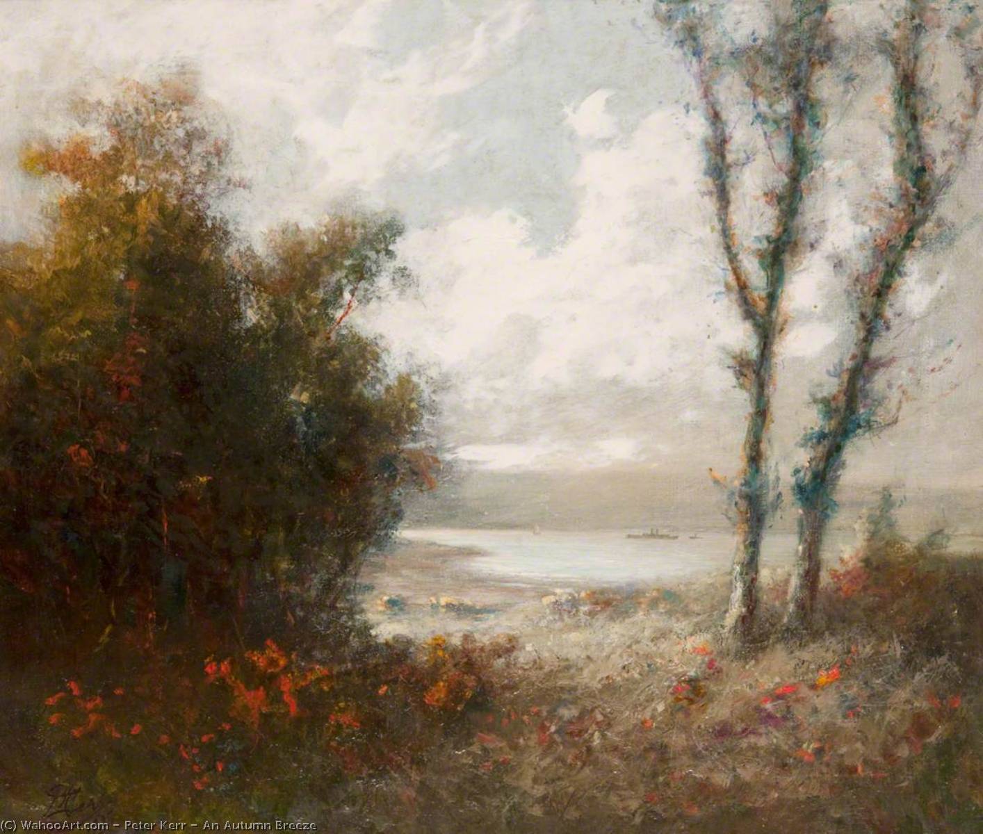 Order Artwork Replica An Autumn Breeze, 1925 by Peter Kerr (1857-1940 ...