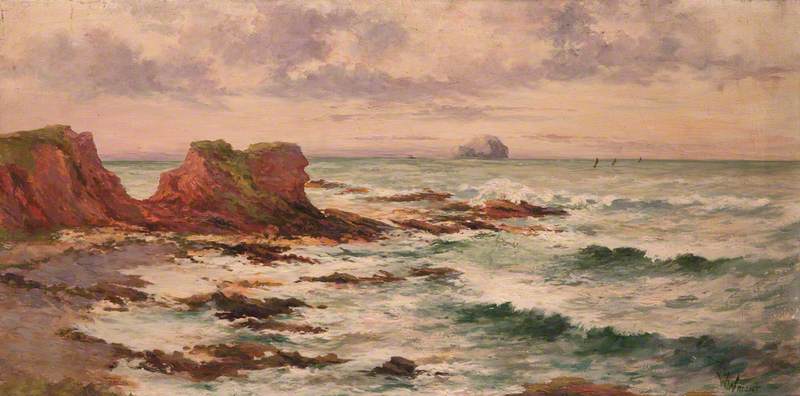 Get Paintings Reproductions Seaview by William Wright (1854-1944 ...