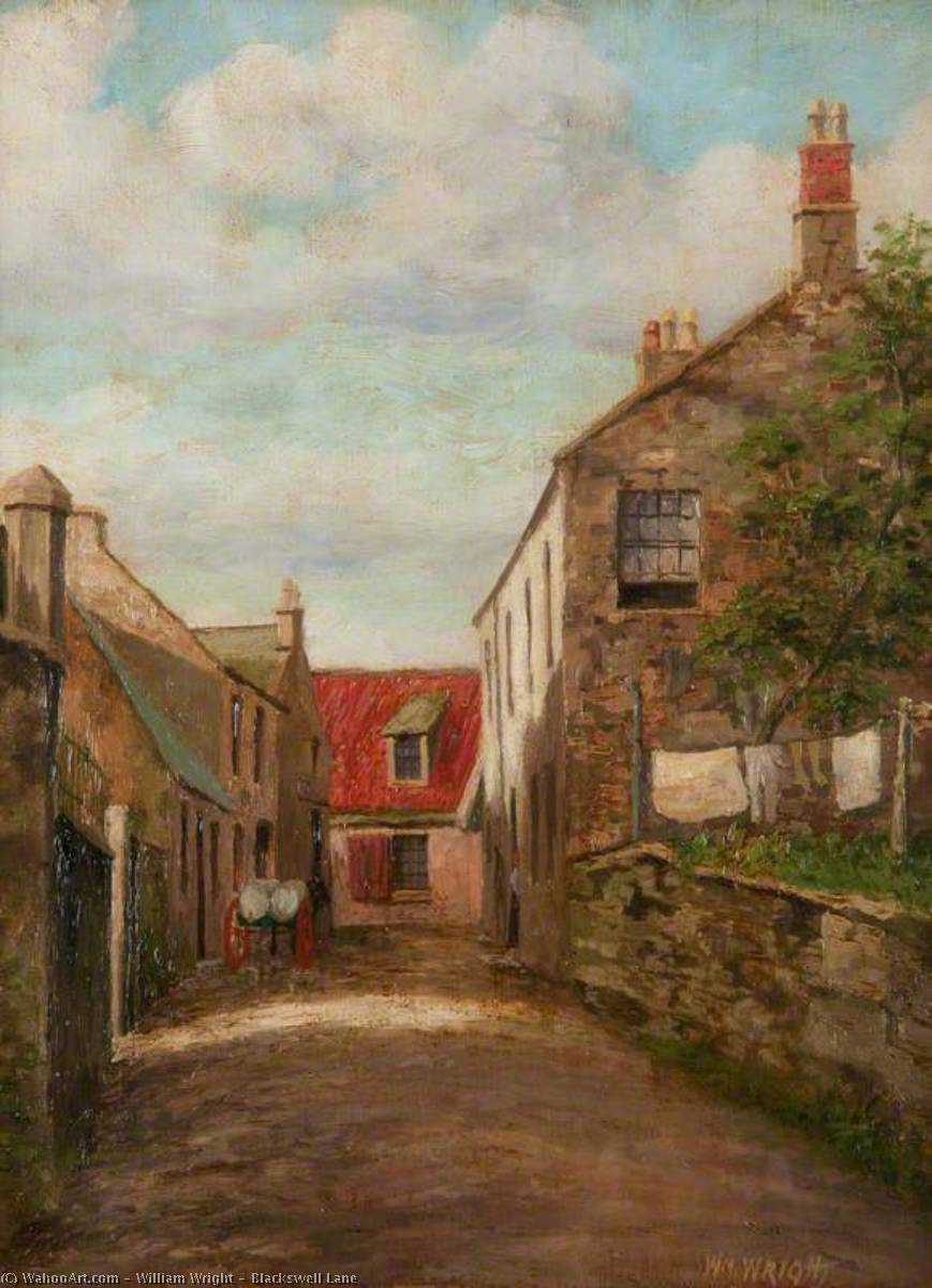 Order Artwork Replica Blackswell Lane by William Wright (1854-1944 ...