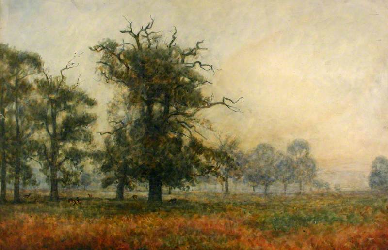 Richmond Park, 1913 by Arthur George Bell Arthur George Bell | ArtsDot.com