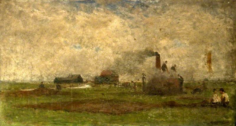 Digging and Drying Peat by Arthur George Bell Arthur George Bell ...