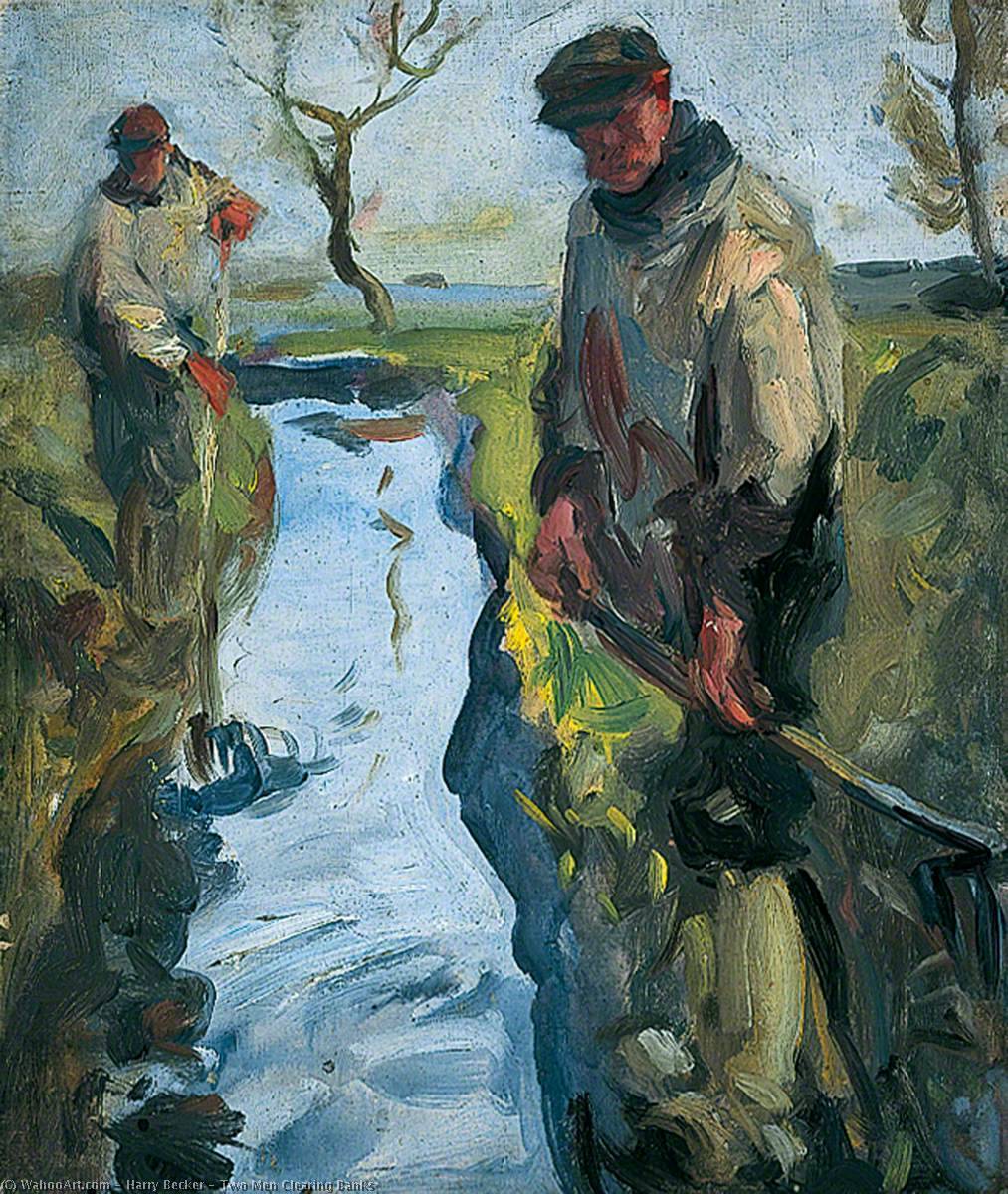 Purchase Oil Painting Replica Two Men Clearing Banks, 1928 by Harry ...