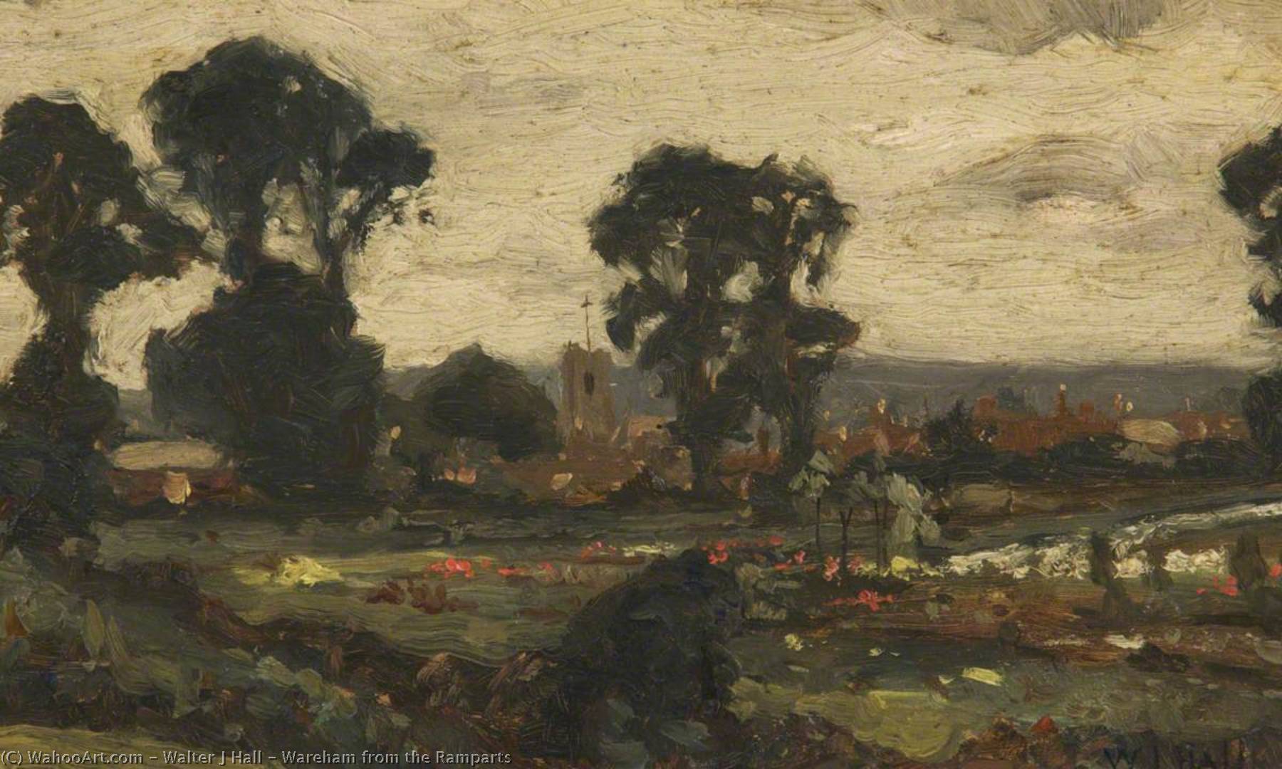 Buy Museum Art Reproductions Wareham from the Ramparts by Walter J Hall ...