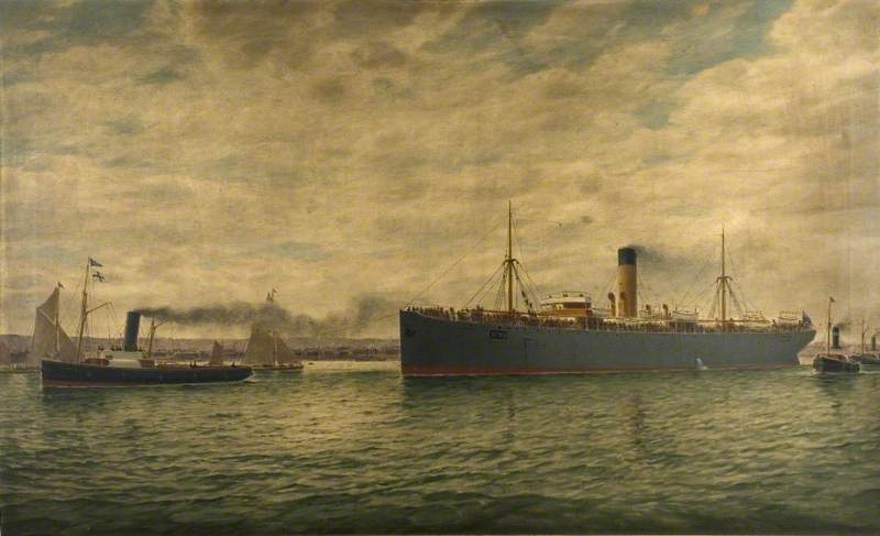 Get Art Reproductions SS `Winkfield` Bound for South Africa with Troops ...