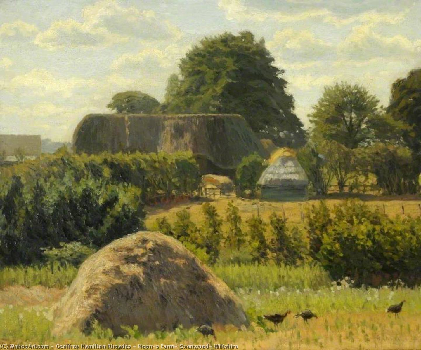 Buy Museum Art Reproductions Noon`s Farm, Oxenwood, Wiltshire by ...