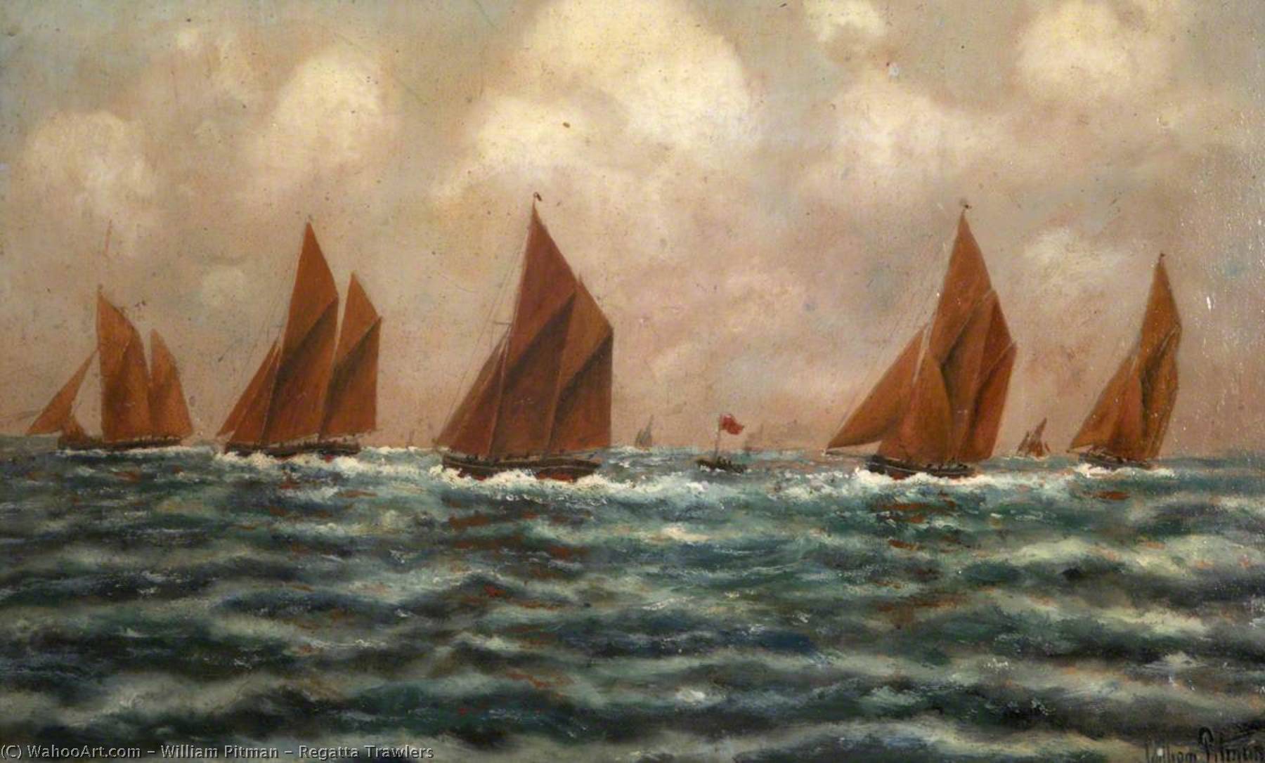 Regatta Trawlers by William Pitman William Pitman | ArtsDot.com