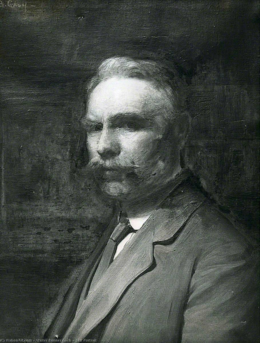 Oil Painting Replica Self Portrait by Walter Bonner Gash (1869-1928 ...