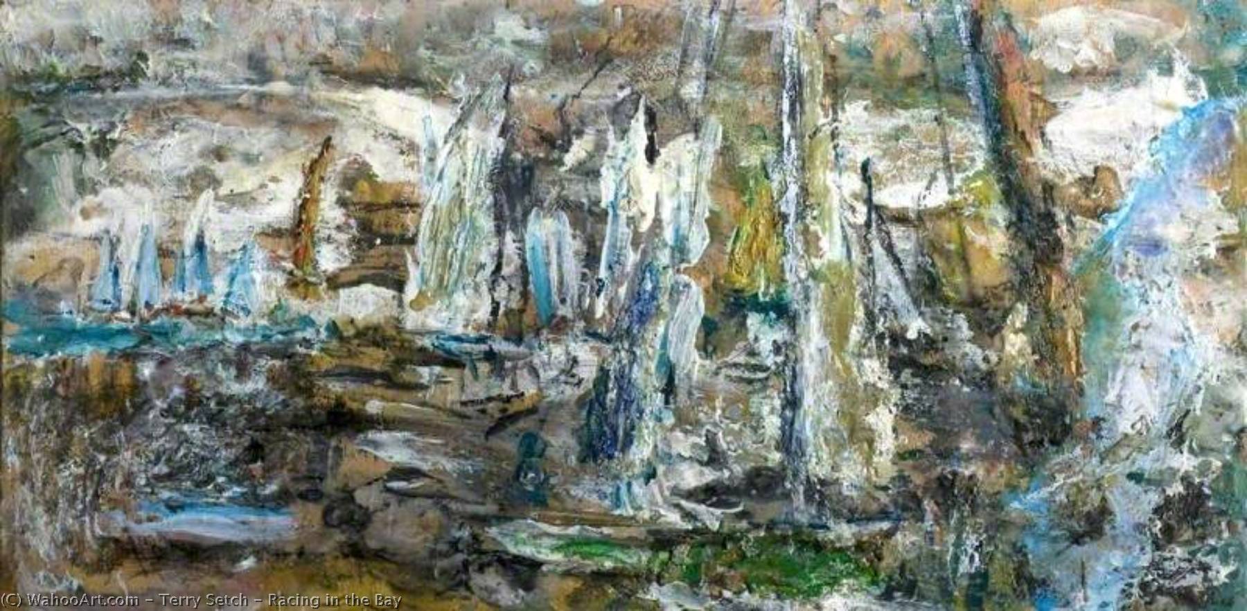 Racing in the Bay, 1989 by Terry Setch Terry Setch | ArtsDot.com