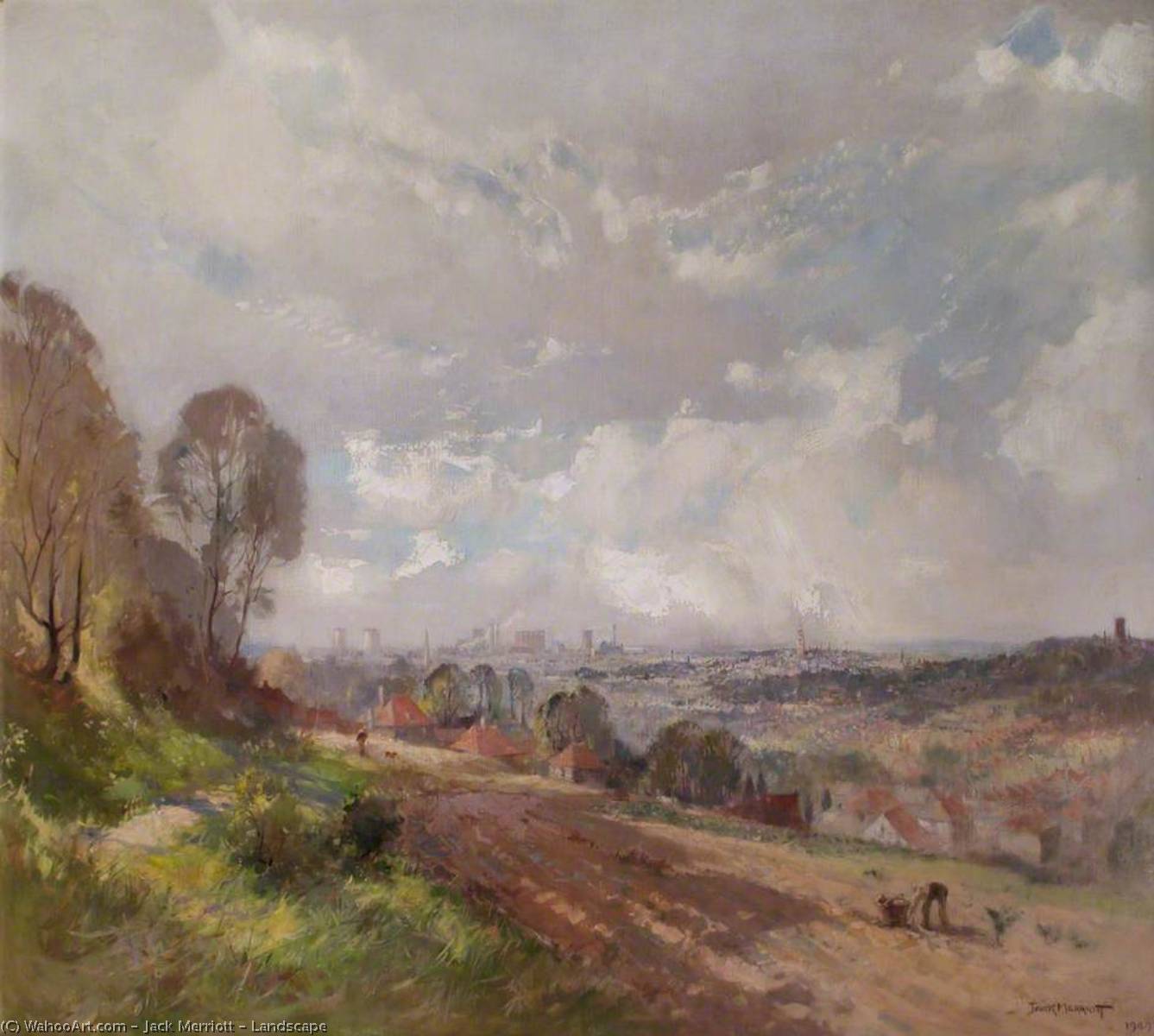 Buy Museum Art Reproductions Landscape, 1949 by Jack Merriott (Inspired ...