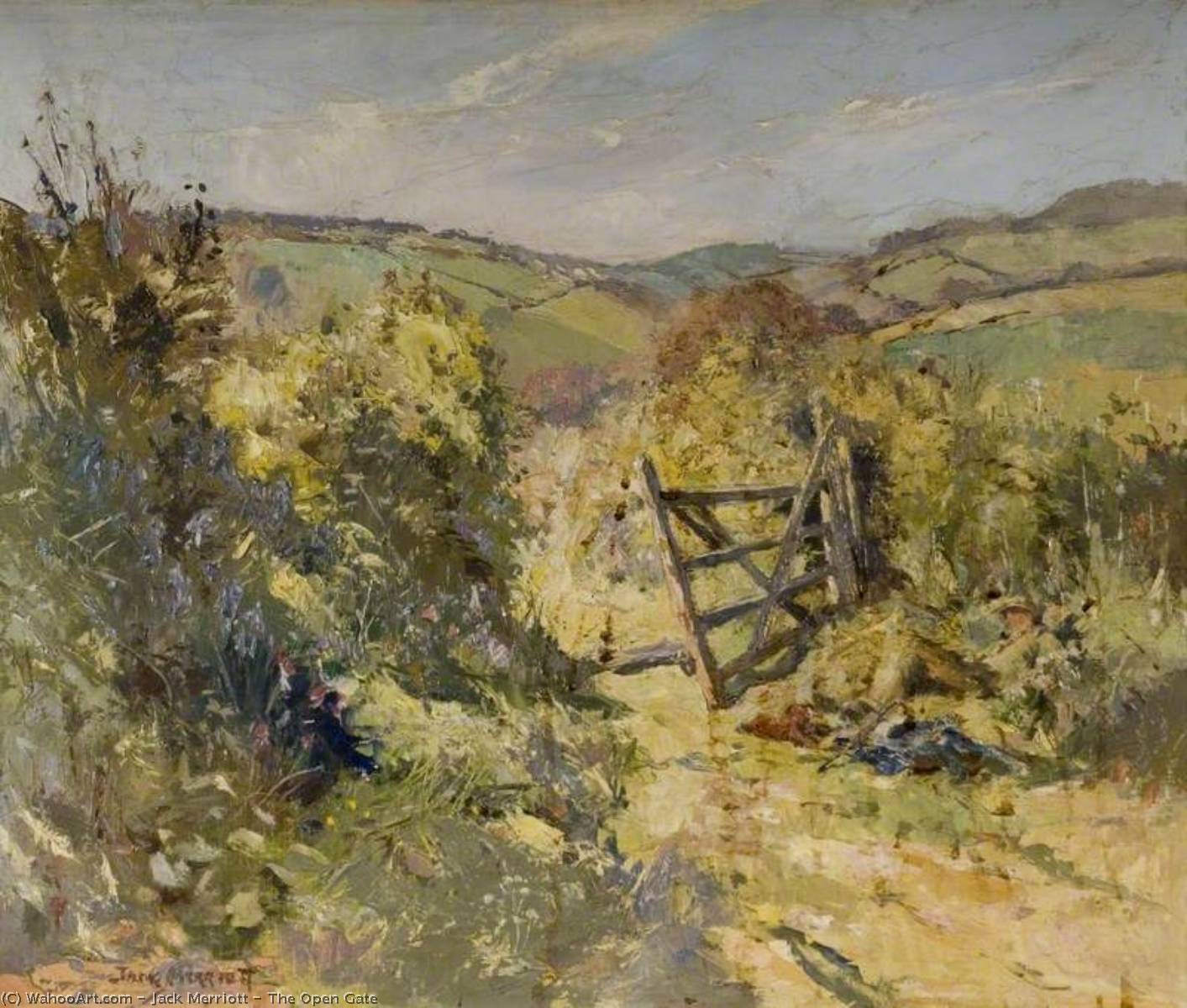 Art Reproductions The Open Gate by Jack Merriott (Inspired By) (1901 ...