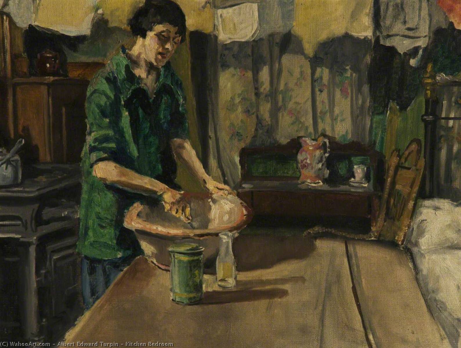 Museum Art Reproductions Kitchen Bedroom, 1930 by Albert Edward Turpin ...