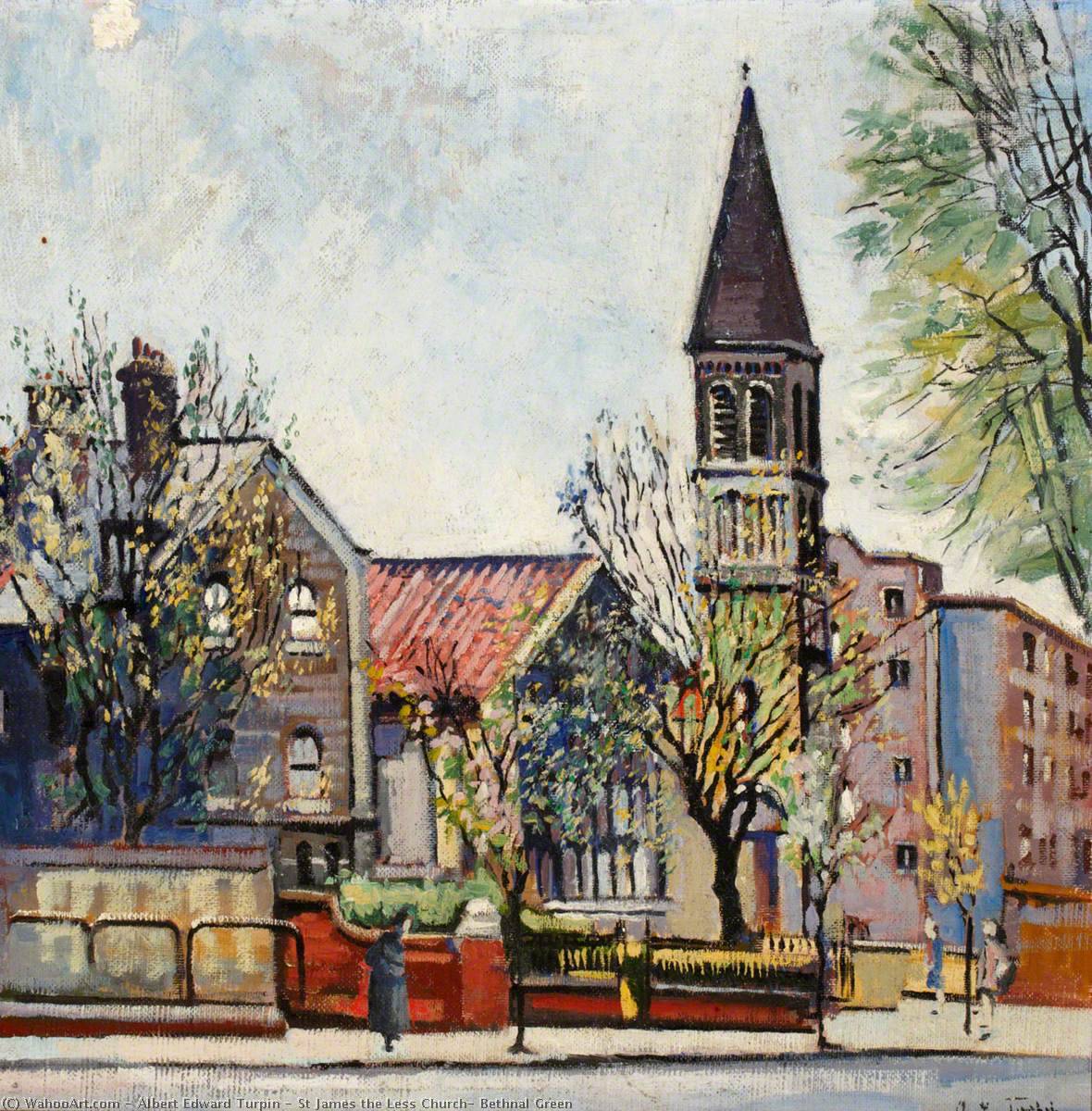 Buy Museum Art Reproductions St James the Less Church, Bethnal Green by ...