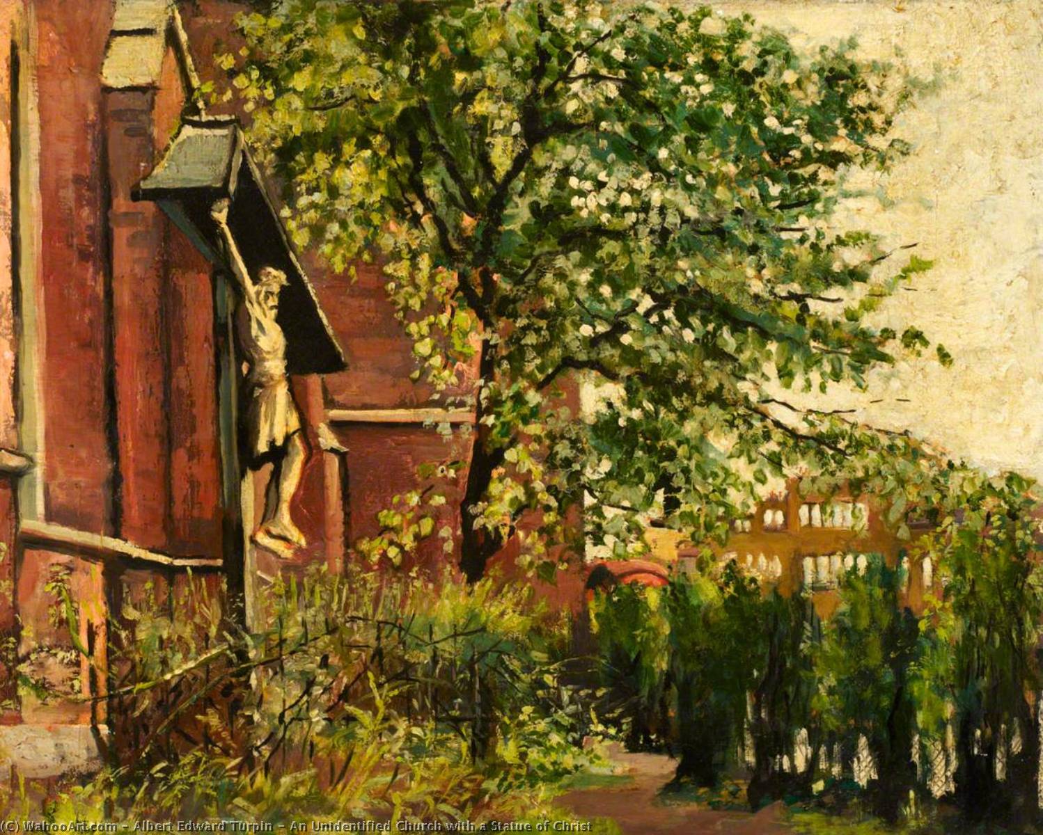 Obtenir Reproductions De Peintures Une Église non identifiée avec une ...