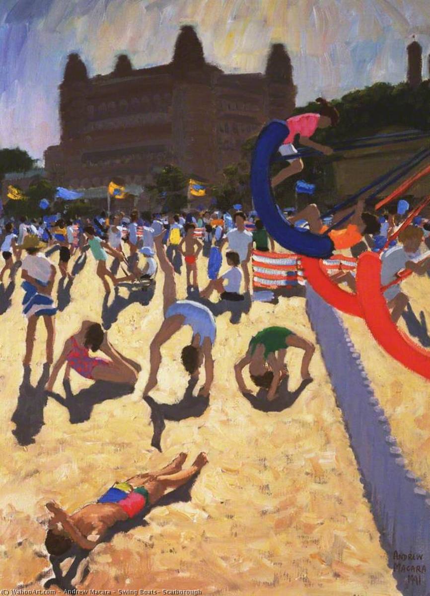Swing Boats, Scarborough, 1991 by Andrew Macara Andrew Macara | ArtsDot.com