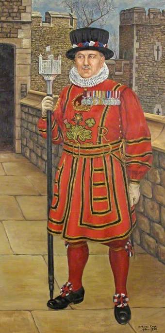 Order Artwork Replica The Late Chief Warder A. H. Cook, DCM, MM, 1934 ...