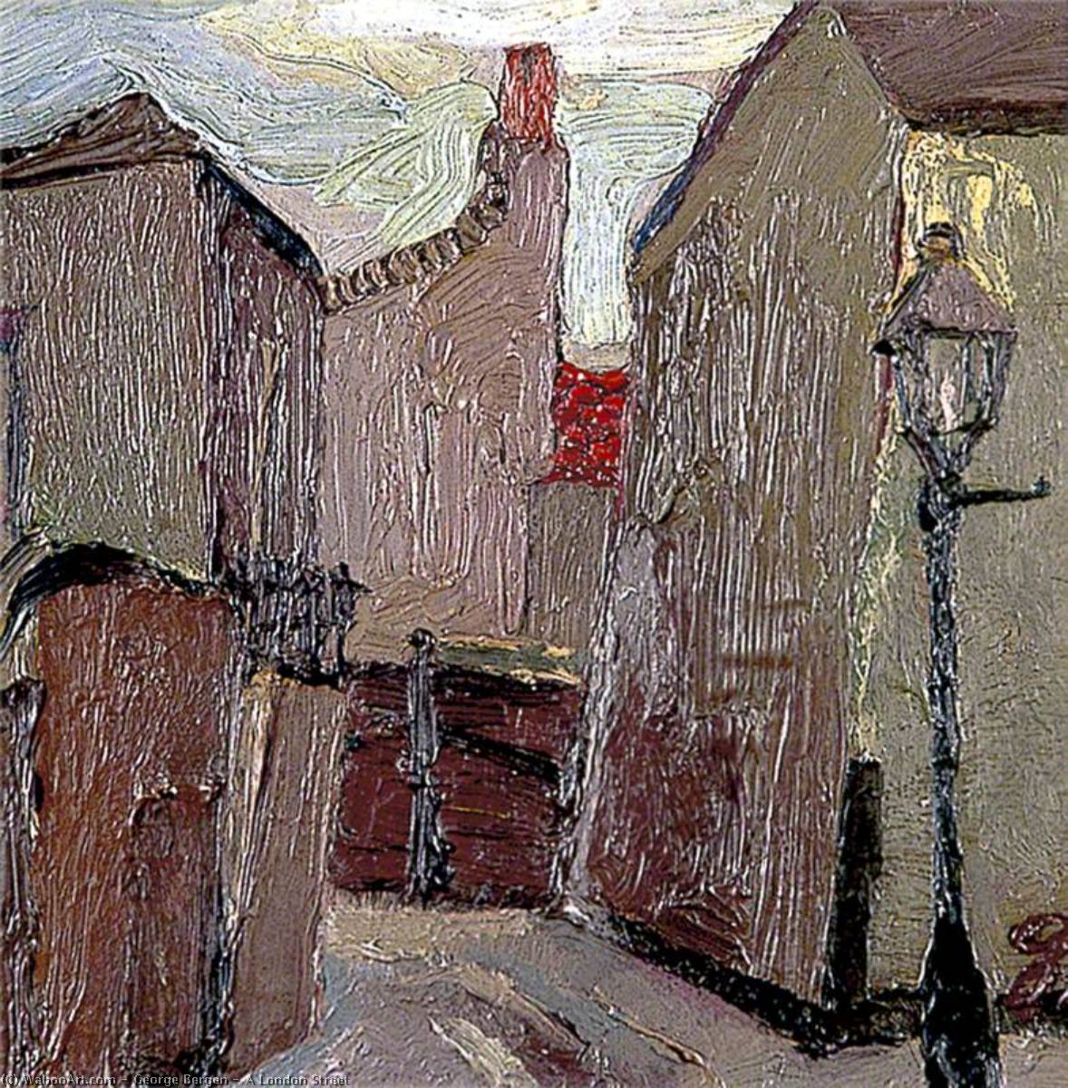 Get Paintings Reproductions A London Street, 1931 by George Bergen ...