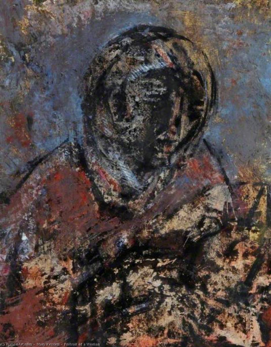 Portrait of a Woman by Mary Kessell (1914-1977) Mary Kessell | ArtsDot.com