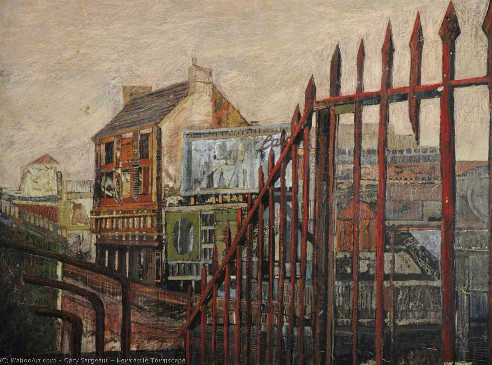 Newcastle Townscape by Gary Sargeant Gary Sargeant | ArtsDot.com