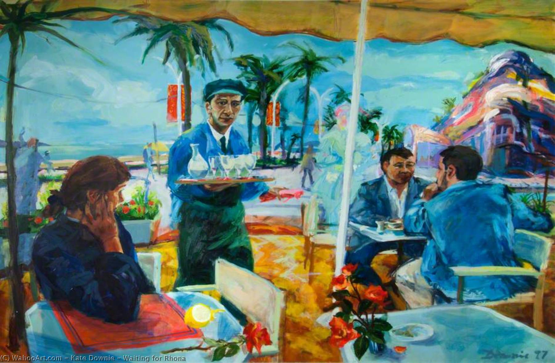 Waiting for Rhona, 1997 by Kate Downie Kate Downie | ArtsDot.com