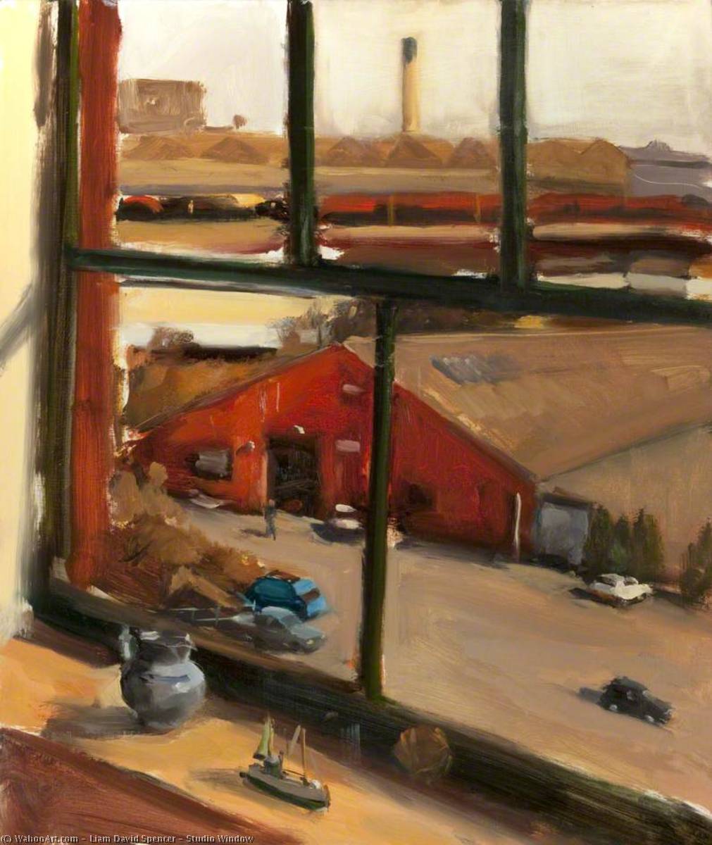 Studio Window, 1996 by Liam David Spencer Liam David Spencer | ArtsDot.com