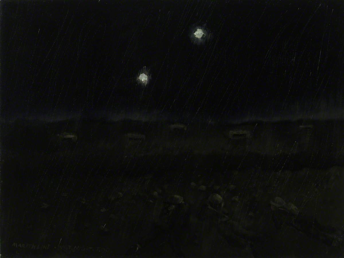 Mareth Line – Wet Night, F. O. O., March 1943, 2008 de Cyril Mount ...