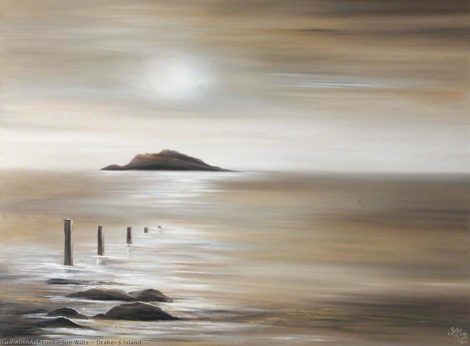 Drake`s Island, 2011 by Sue Wills Sue Wills | ArtsDot.com