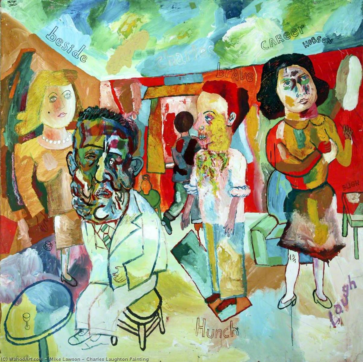 Charles Laughton Peinture de Mike Lawson Mike Lawson | ArtsDot.com