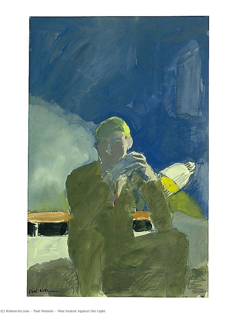 Order a copy of Man Seated Against the Light - paul wonner