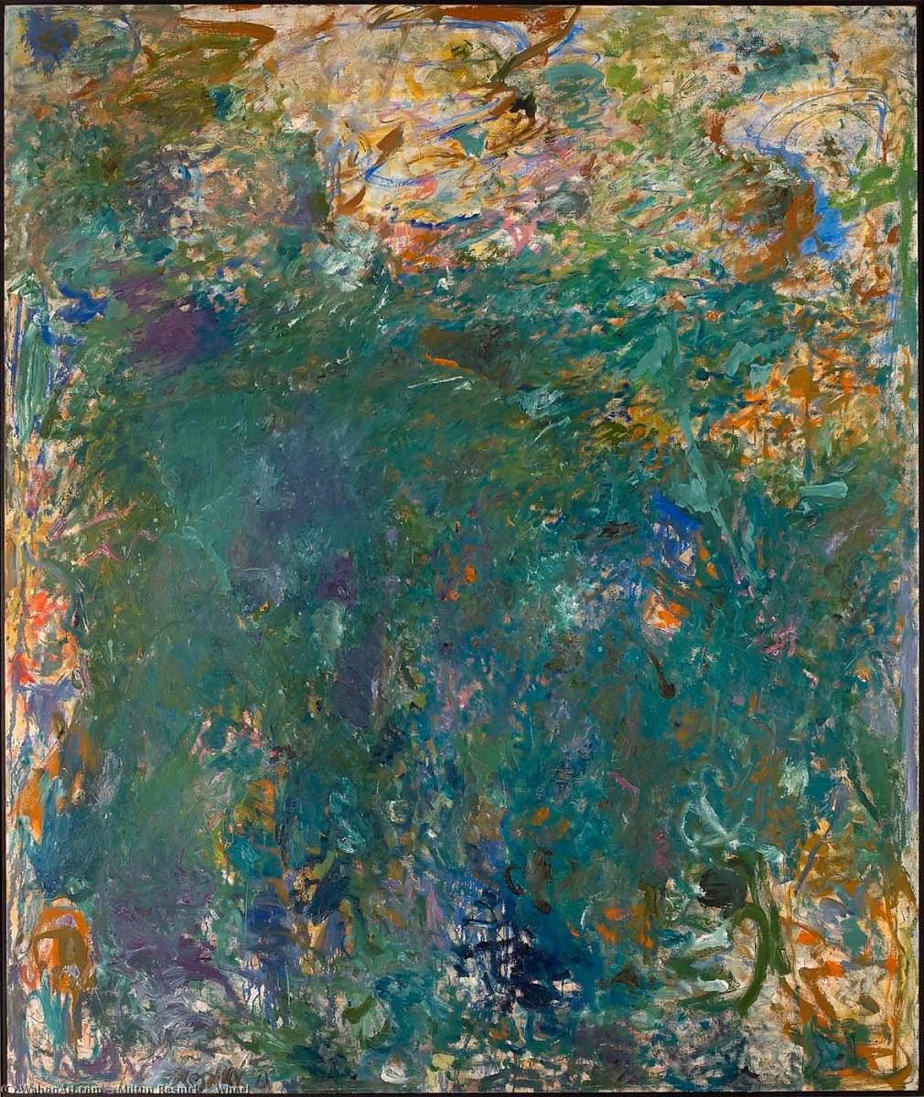 Wheel, 1961 by Milton Resnick (1917-2004, Russia) Milton Resnick ...