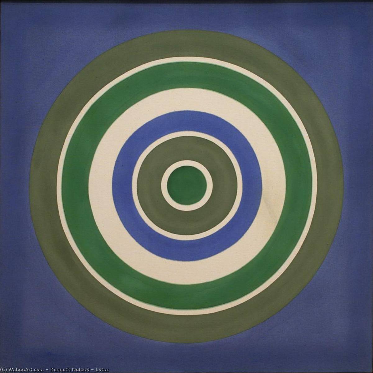 Lotus, 1962 de Kenneth Noland (1924-2010, United States) Kenneth Noland ...