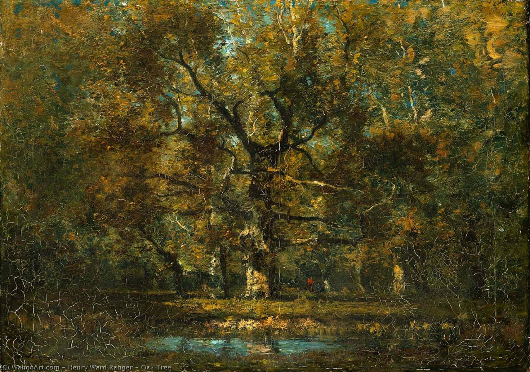 Art Reproductions Oak Tree, 1895 by Henry Ward Ranger (1858-1916 ...