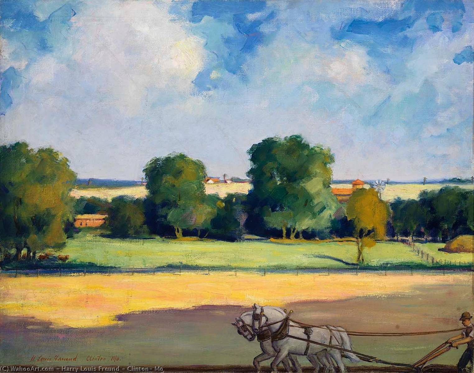 Clinton, Mo, 1934 by Harry Louis Freund Harry Louis Freund | ArtsDot.com