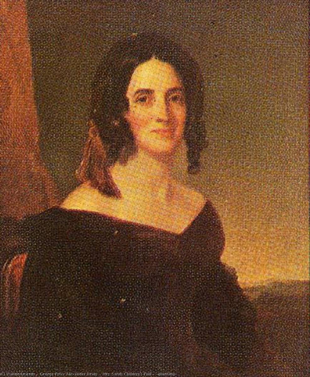 Buy Museum Art Reproductions Mrs. Sarah Childress Polk, (painting ...