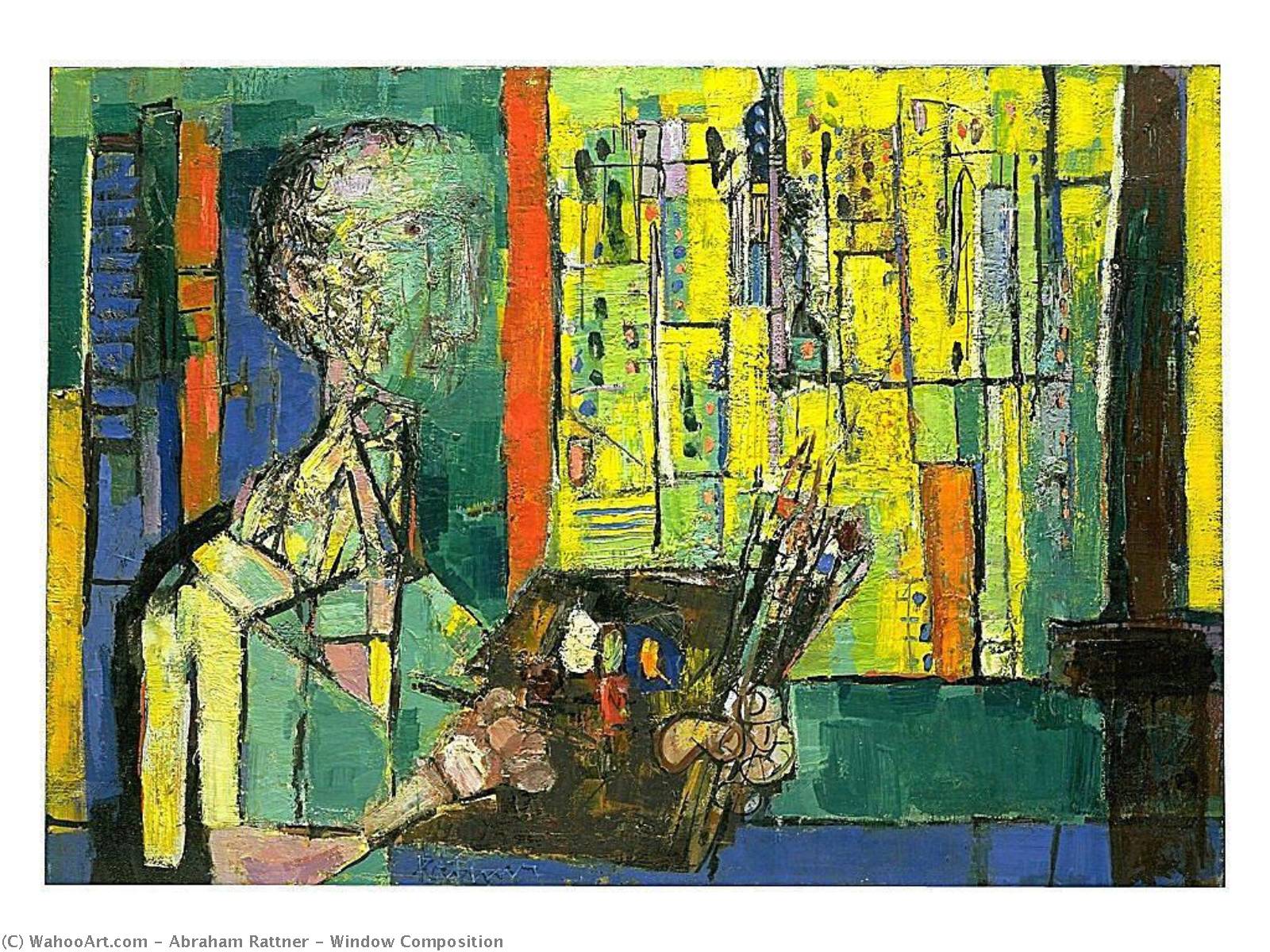 Purchase Oil Painting Replica Window Composition, 1952 by Abraham ...