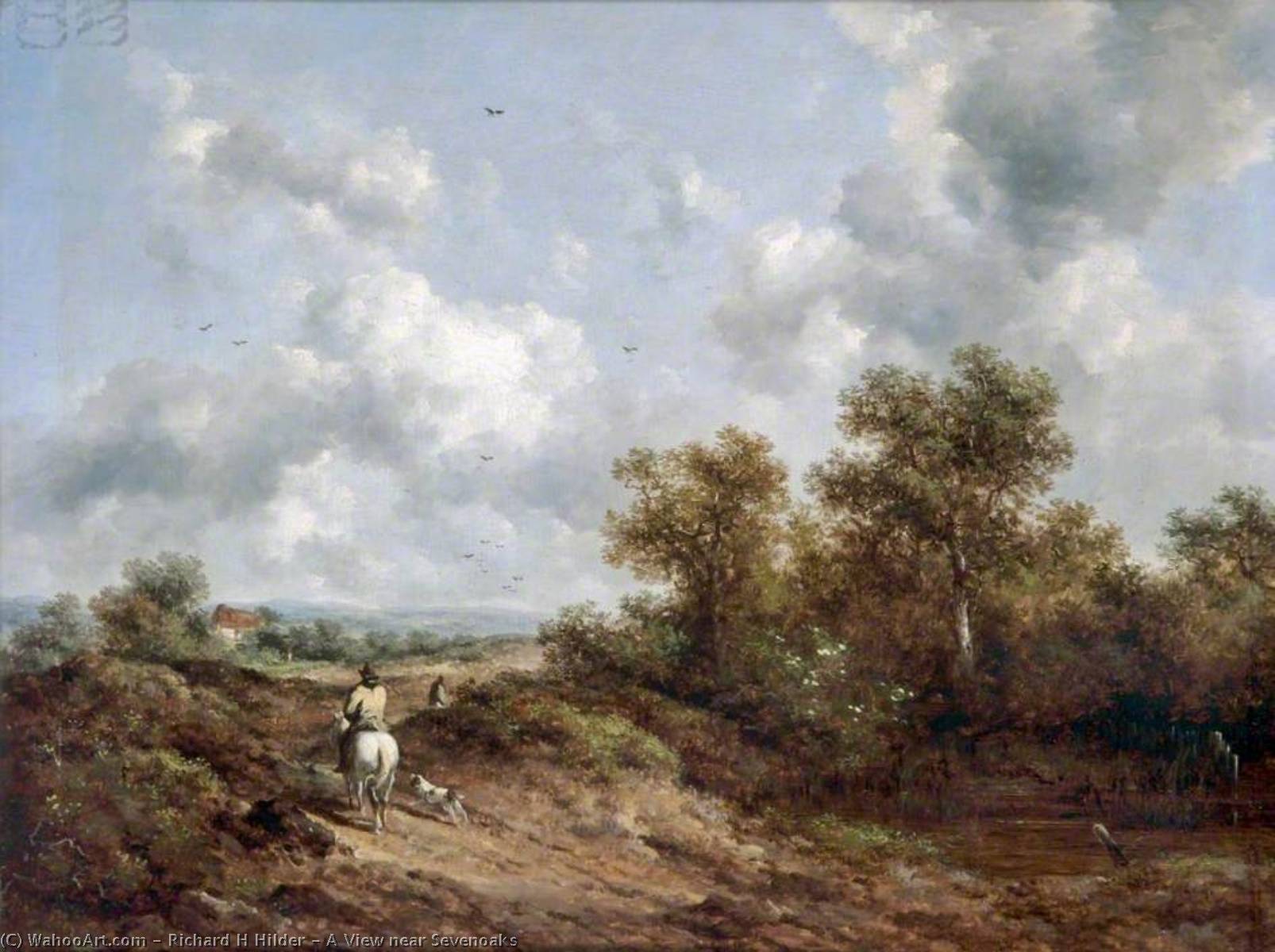 Buy Museum Art Reproductions A View near Sevenoaks, 1851 by Richard H ...