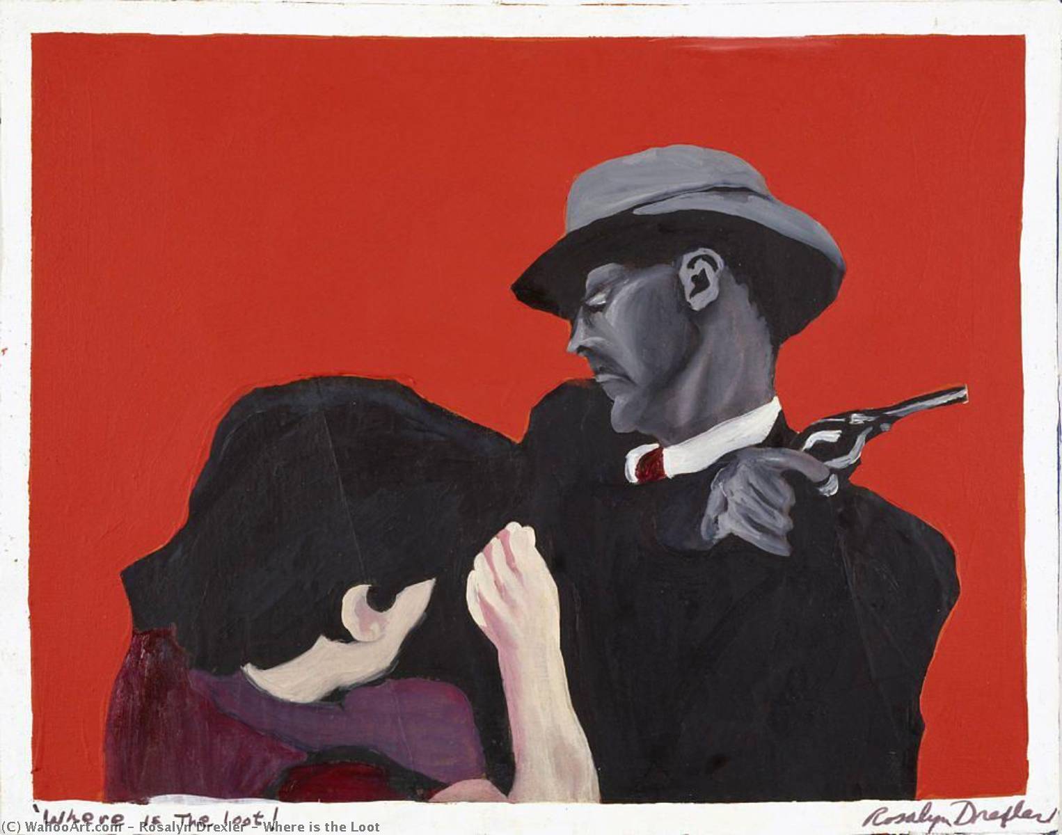 ouest la Butin , 1963 de Rosalyn Drexler | Reproductions De Qualité ...