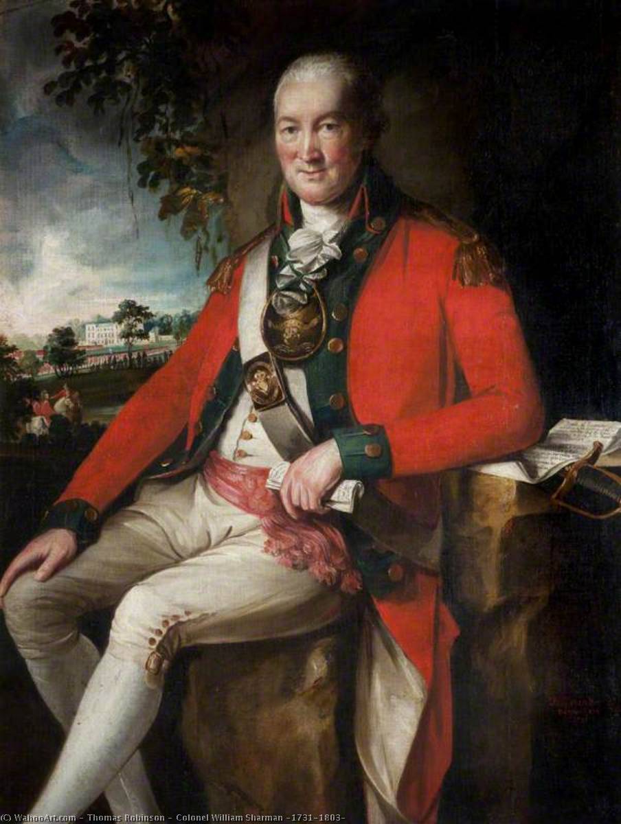 Colonel William Sharman (1731–1803), 1798 by Thomas Robinson Thomas ...