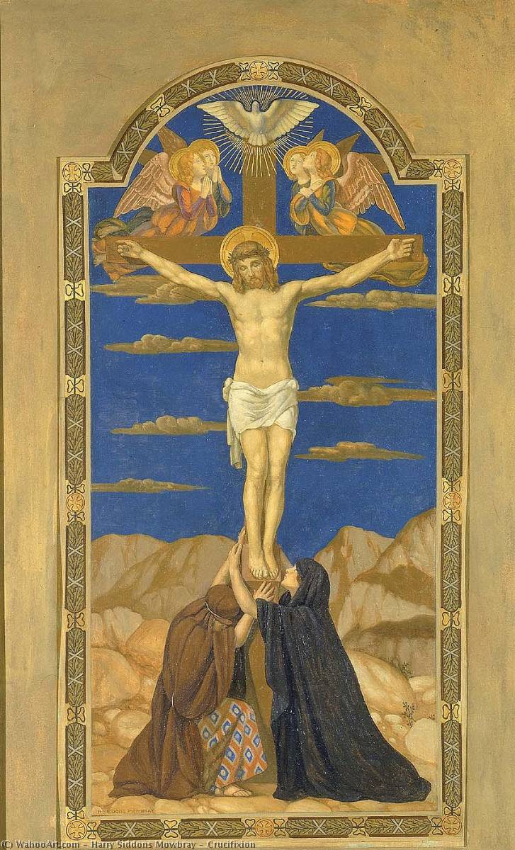 Reproductions De Peintures Crucifixion, 1925 de Henry Siddons Mowbray ...
