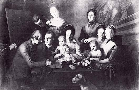 Order Artwork Replica The Peale Family, (painting), 1770 by Charles ...