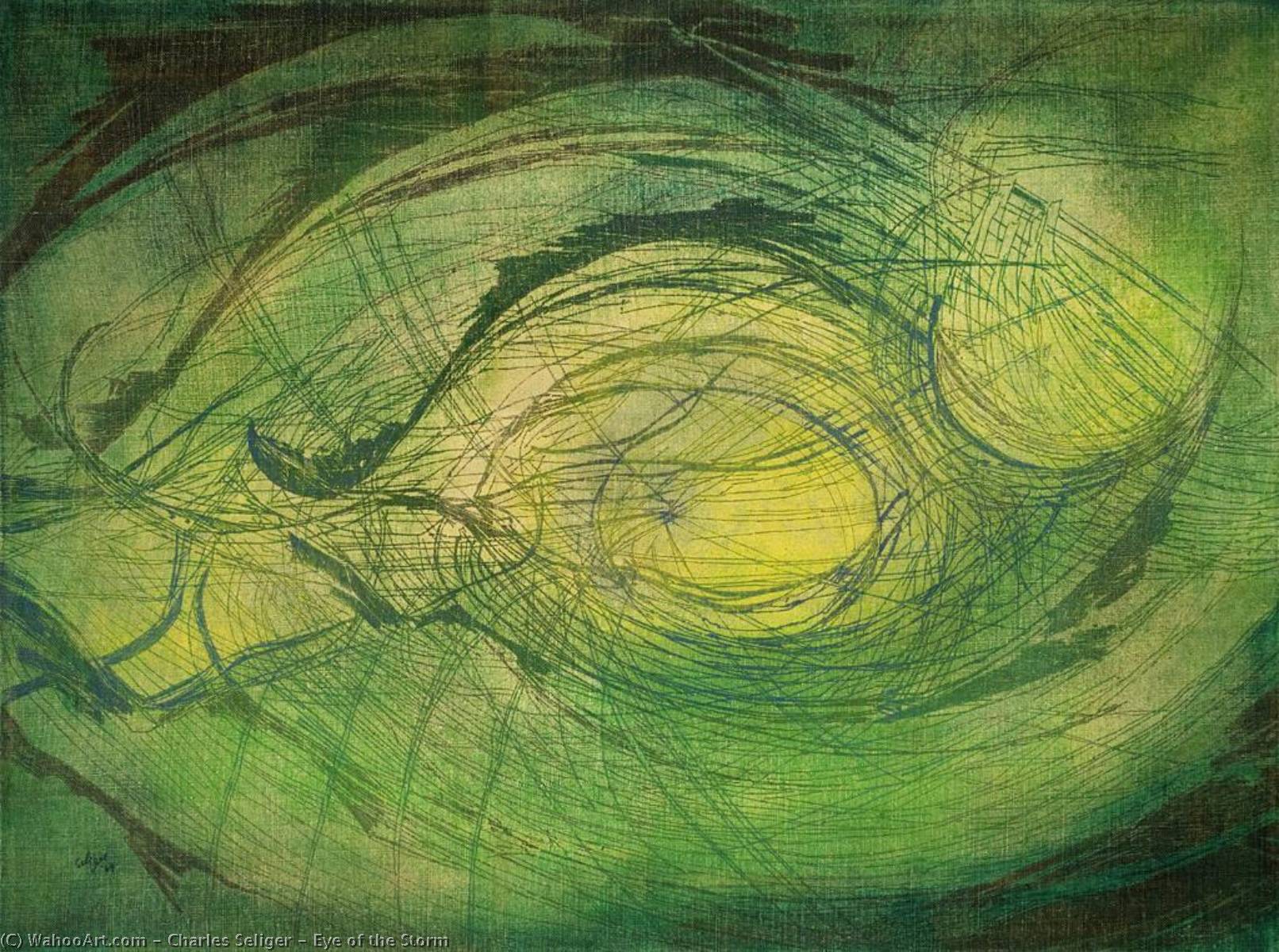 Eye of the Storm, 1964 by Charles Seliger (1926-2009) Charles Seliger ...