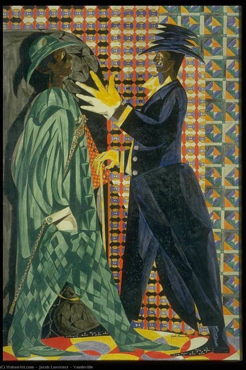 Vaudeville, 1951 by Jacob Lawrence (1917-2000, United States) Jacob ...