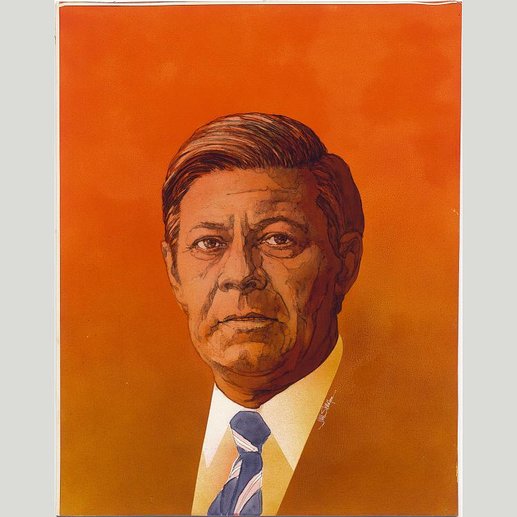 Helmut Schmidt, 1974 by Jim Sharpe (1936-2005) Jim Sharpe | ArtsDot.com