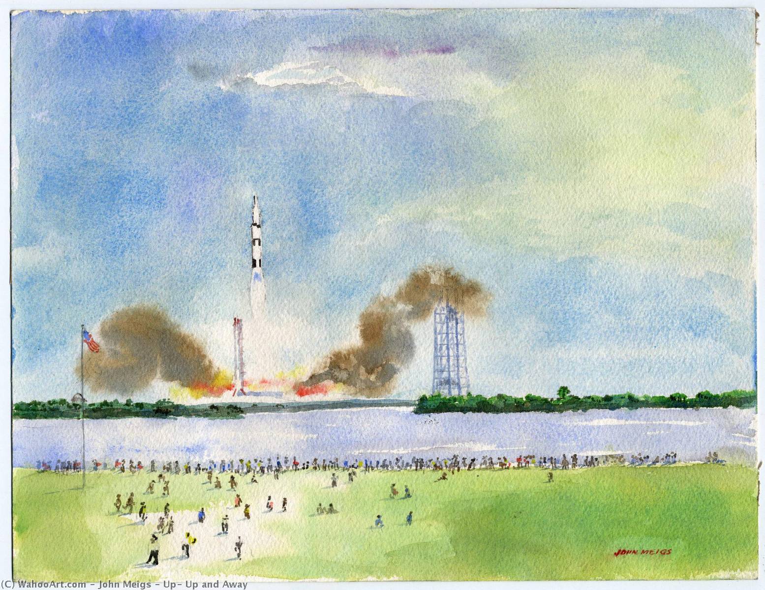 Up, Up and Away, 1969 by John Meigs John Meigs | ArtsDot.com