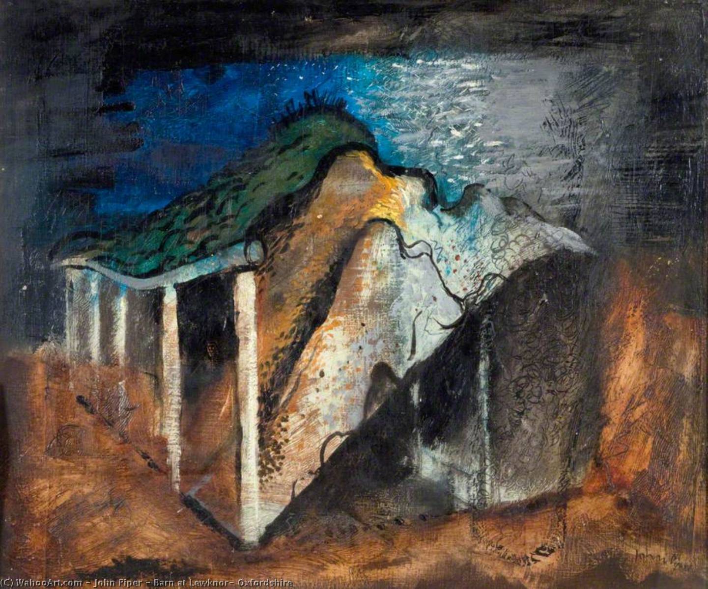 Compre Museu De Reproduções De Arte Barn at Lewknor, Oxfordshire, 1940 ...