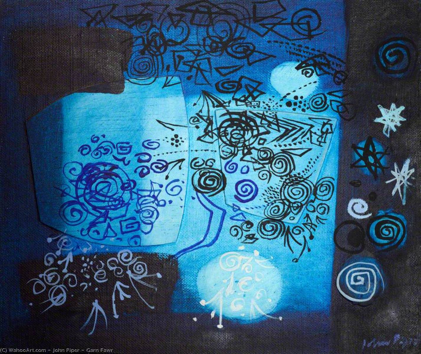 Paintings Reproductions Garn Fawr by John Piper (Inspired By) (1903 ...