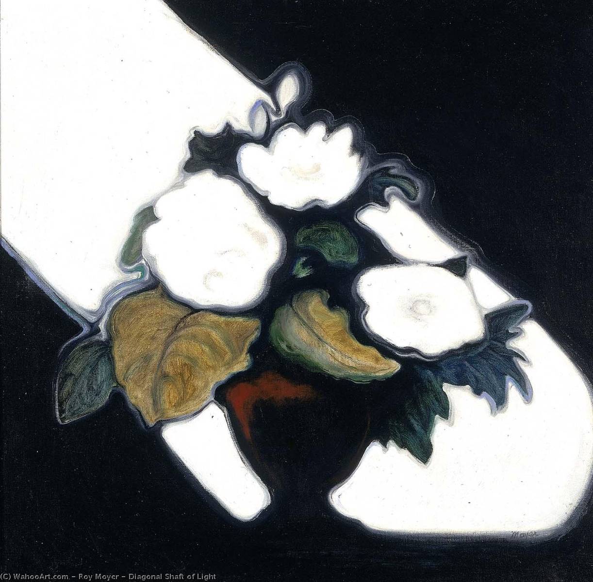 Diagonal Shaft of Light, 1967 by Roy Moyer Roy Moyer | ArtsDot.com